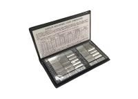 China Portable 30Pcs Surface Roughness Comparator Kit Calibrated Surface Finish Reference Block for QC Testing for sale