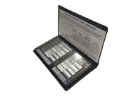 China Portable 30Pcs Surface Roughness Comparator Kit Calibrated Surface Finish Reference Block for QC Testing for sale