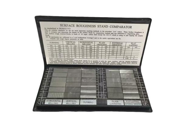 Quality Portable 30Pcs Surface Roughness Comparator Kit Calibrated Surface Finish for sale