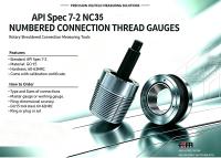 China API Spec 7-2 NC35 Numbered Connection Thread Gauges for Inspecting Rotary Shouldered Thread of Drill Pipe Drill Collar for sale
