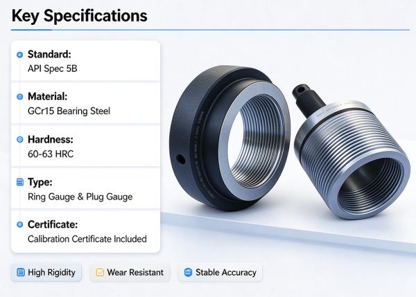 Quality API Spec 5B Oilfield Buttress Casing Thread Gauge BTC BCSG for Oilfield Casing Thread Inspection for sale
