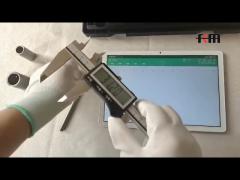 Calipador digital IP67 de 0-300 mm para mediciones estables en entornos adversos con funciones de prensado largo