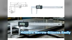 Flat Head External Groove Digital Caliper 0-200mm/0-8