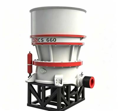 China Low Vibration Cone Type Mining Crushing Machine Single Cylinder Full Hydraulic Adjustment for sale