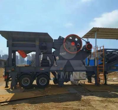 China High Capacity Mobile Hammer Crusher One Piece Integrated Design For Aggregate Production for sale