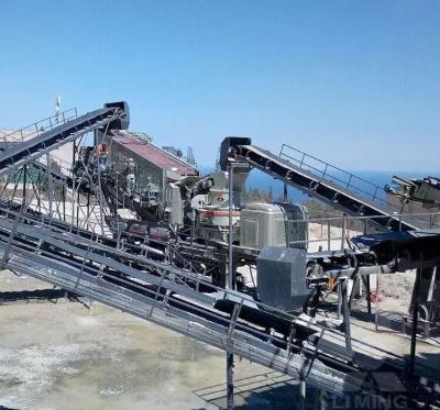 China High Output Mobile Hammer Crusher 50-500 Tons/H Capacity For On Site Crushing for sale