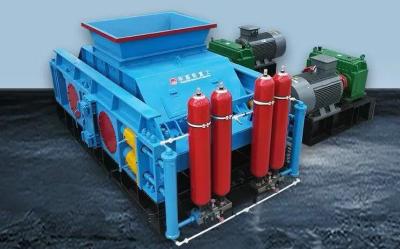 China Spring Type Double Roll Mining Crusher With Larger Roller Diameter And Dual Motor for sale