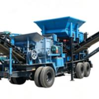 Quality Wheel Mounted Mobile Crushing Station Low Fuel Consumption 50 T/H Capacity for sale