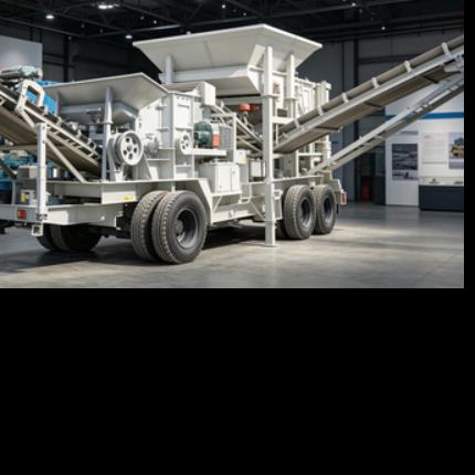 Quality Wheel Mounted Mobile Crushing Station 150 T/H Capacity 200kW High Throughput for sale