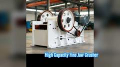 PEX350 1500 Fine Jaw Crusher for High Output Aggregate