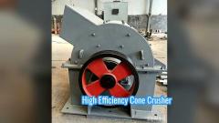 High Efficiency Cone Crusher for Uniform Aggregate Production