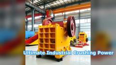 2PGY1800 Hydraulic Roll Crusher Heavy Duty Crushing Power