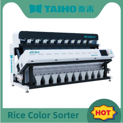 China 2000.000kg Customized Taiho Corn Sorting Machinery Rice Optical Sorter Machine With 630 Channels for sale