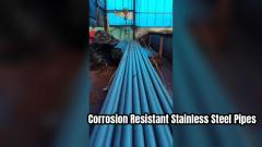 ASTM A312 TP304 Stainless Steel Pipe Acid Washed Finish