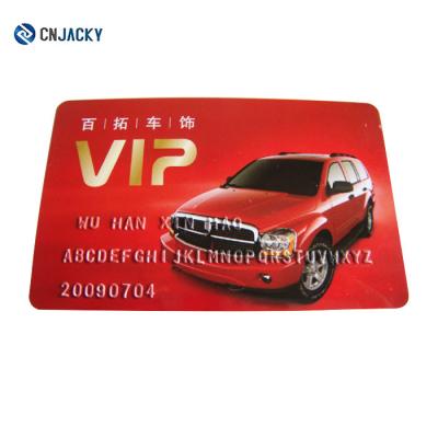 Cina PVC RFID Smart Card della plastica con il numero sequenziale di goffratura di codice 18 in vendita