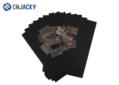 Cina A4 / Materiale di Smart Card di dimensione A3, strato di plastica del PVC per la fabbricazione della carta nera di qualità superiore in vendita