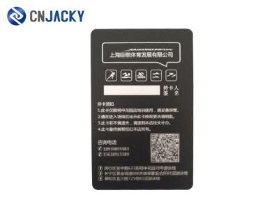 Cina Carta nera della banda magnetica della carta di appartenenza del PVC di stampa offset RFID Smart Card in vendita