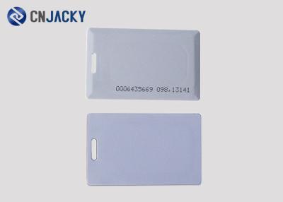 Cina Spessore della copertura superiore 1.8MM dell'ABS 125kh TK4100/EM4305 RFID Smart Card con il numero in vendita