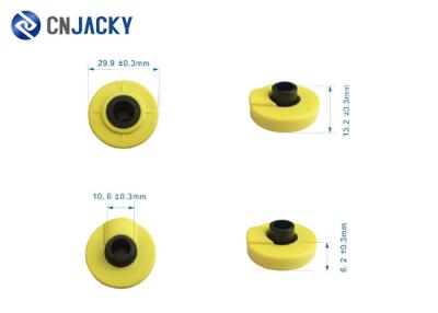 Cina Marchio auricolare chiuso del coniglio di giallo RFID TPU del foraggio per il bestiame Rarrings del bestiame in vendita