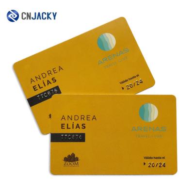 China Hologramvip Smart Card Materiële het Effect van het het Bladmetaal van pvc Draadtrekken Gouden Kleur Te koop