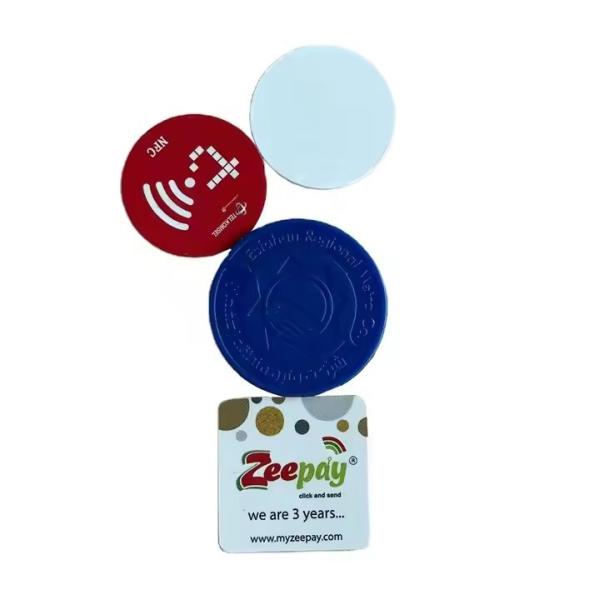 Quality Round NFC Token RFID Coin Tag Access Control With Chip Sticker Disposable for sale