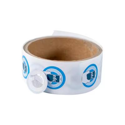 China Printable High Frequency HF RFID Labels Custom Logo 13.56 Mhz NFC Tag For Payment for sale
