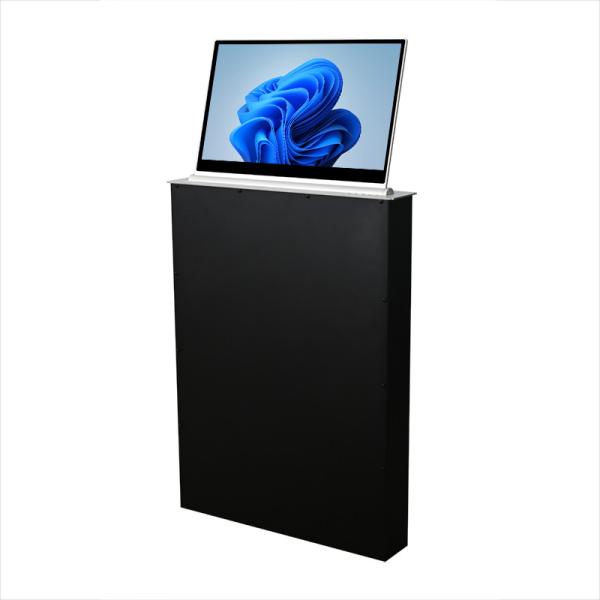 Quality 15.6 Inch Monitor Lift Hidden Conference Desktop LCD Motorized Lifting Monitor for sale