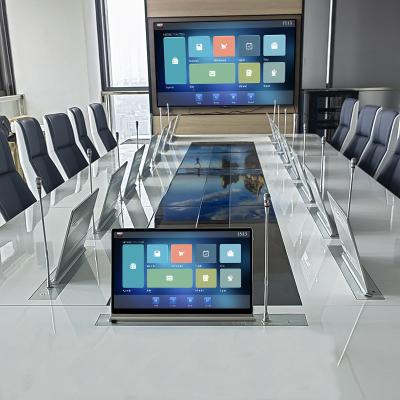 Quality 15.6-Inch Monitor Lifter Aluminum Paperless Conference Systems For Office for sale