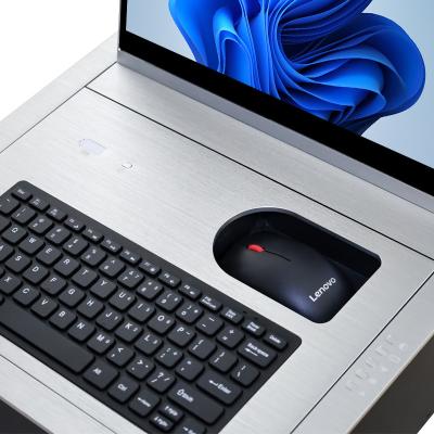 China Papierloses Tagungssystem Flip Flop Computer Desktop Elektrische Fernbedienung Flip Monitor zu verkaufen