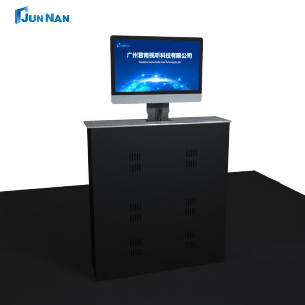 Quality Electric LCD Desk Motorized Monitor Lifter Hidden Monitor Lift For Conference Room for sale