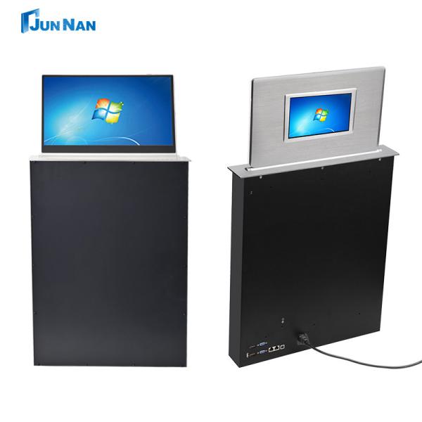 Quality Remote Control Lcd Electric Monitor Lift Motorized With Back Screen Lcd Monitor for sale