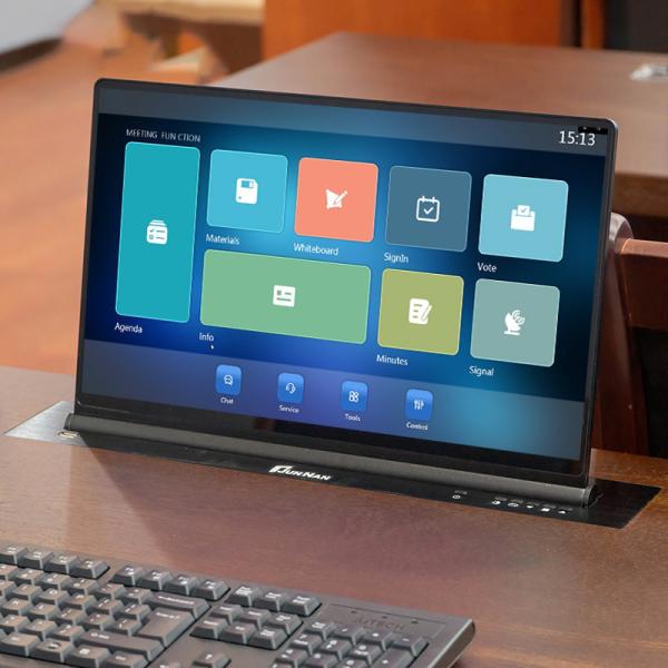 Quality Intelligent Paperless Conference System All In One Motorized Monitor Lift RS232 for sale