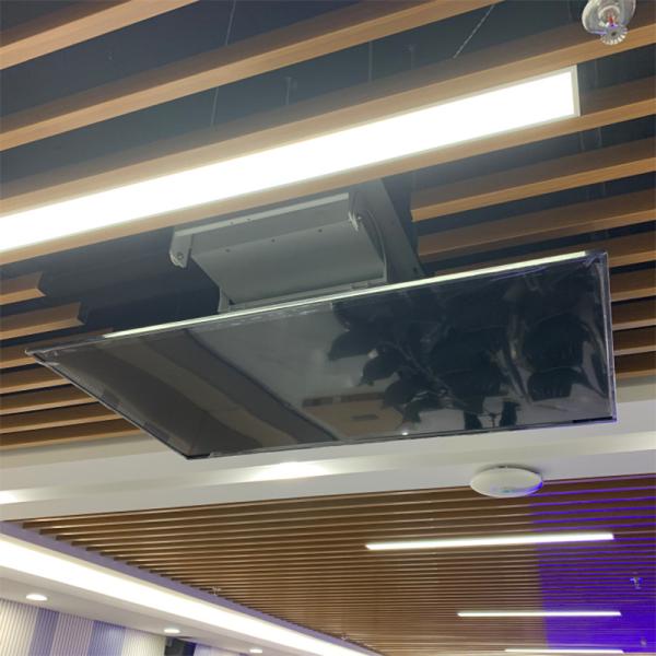 Quality Retractable hidden wall mounted motorized flip up ceiling tv lift mount for sale