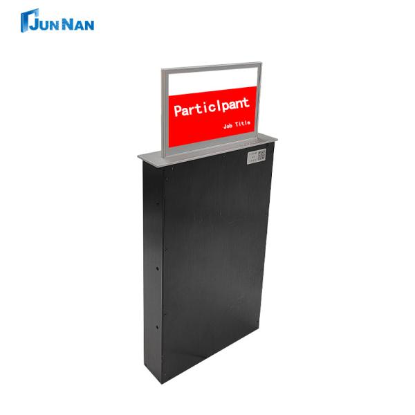 Quality Plate Electric Nameplate Table Sign Name Plates For Desk For Office Paperless Conference System for sale