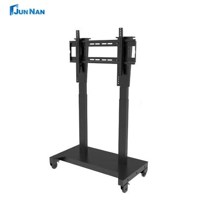 China ROHS TV-Display-Wagen Einstellbare Höhe Mobil TV Lift Stand mit Rädern zu verkaufen