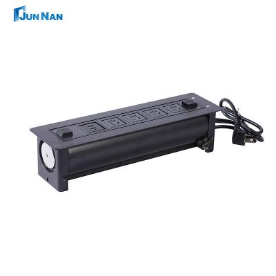 China 220V AC Baixa Tensão 180 Graus Rotação Soquete de Escritório Soquete Pop Up Plug à venda