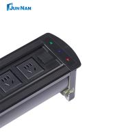China Elegant And Space-saving Table Socket With USB Charging Flip Design For Desktop And Wall Mount for sale