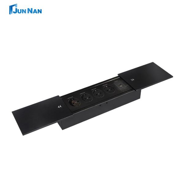 Quality Intelligent Motorized Kitchen Worktop Electrical Pop Up Tabletop Socket for sale