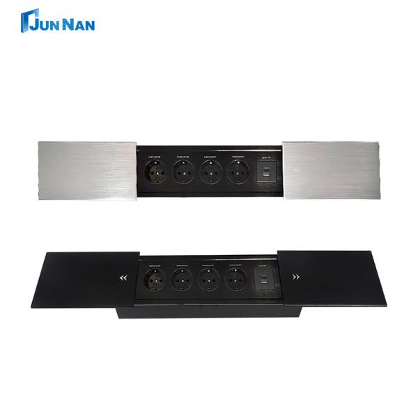 Quality Intelligent Motorized Kitchen Worktop Electrical Pop Up Tabletop Socket for sale