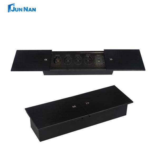 Quality Intelligent Motorized Kitchen Worktop Electrical Pop Up Tabletop Socket for sale