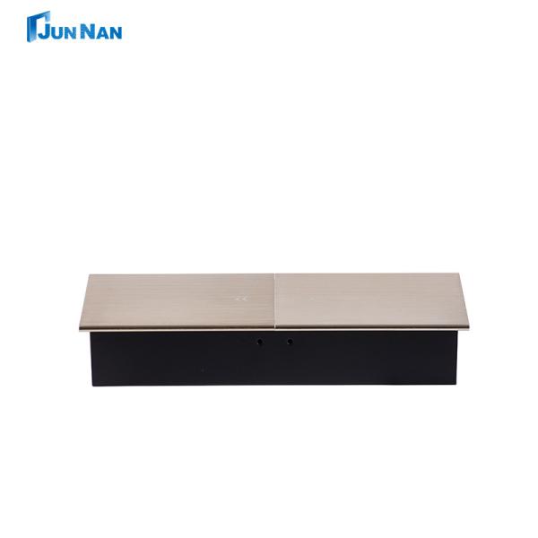 Quality Brushed Surface Lift Up Sockets Hidden Table Kitchen Worktop Power Strip Outlet for sale