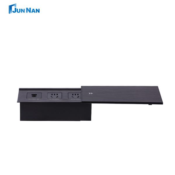 Quality Embedded Table Mounted Sockets Pop Up Power Outlet Conference Table Electrical for sale