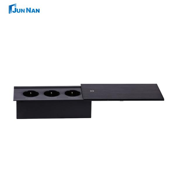 Quality Embedded Table Mounted Sockets Pop Up Power Outlet Conference Table Electrical for sale
