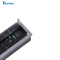 China Smart Table Socket Row Plug USB Charging Socket Embedded Charging Base for sale