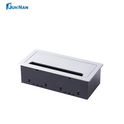 China Smart Table Socket Row Plug USB Charging Socket Embedded Charging Base for sale