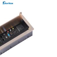 China Desktop Recessed Power Extention Desk Socket Office Table With Power Socket 250V for sale