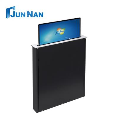 Cina Sistema di conferenze senza carta LCD elevatore elettrico monitor apparecchiature centrali per ufficio elevatore elettrico tavolo conferenza display in vendita