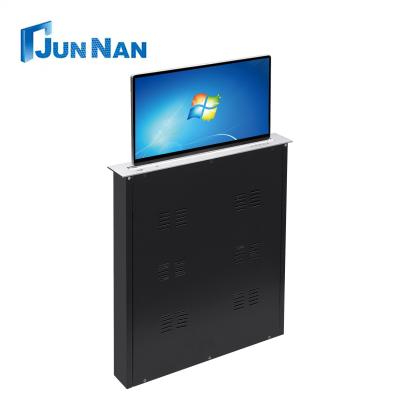 Cina Sistema di conferenze senza carta LCD elevatore elettrico monitor apparecchiature centrali per ufficio elevatore elettrico tavolo conferenza display in vendita