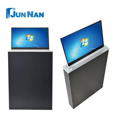 Cina Display elevatore attrezzature per sale riunioni touch screen motorizzato monitor LCD elevatore sistema di conferenze senza carta in vendita