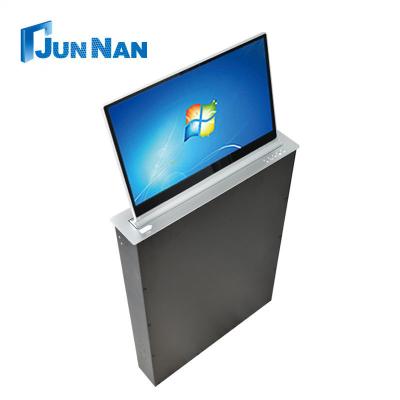 Cina Display elevatore attrezzature per sale riunioni touch screen motorizzato monitor LCD elevatore sistema di conferenze senza carta in vendita